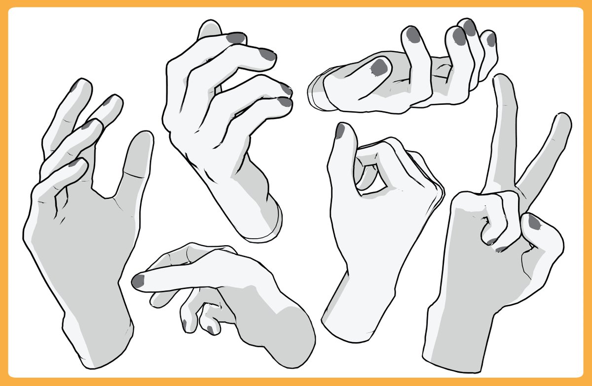 torikoya on Twitter: "3Dハンドモデル【男性】を公開しました！ ↓CLIP STUDIO https://assets.clip-studio.com/ja-jp ...