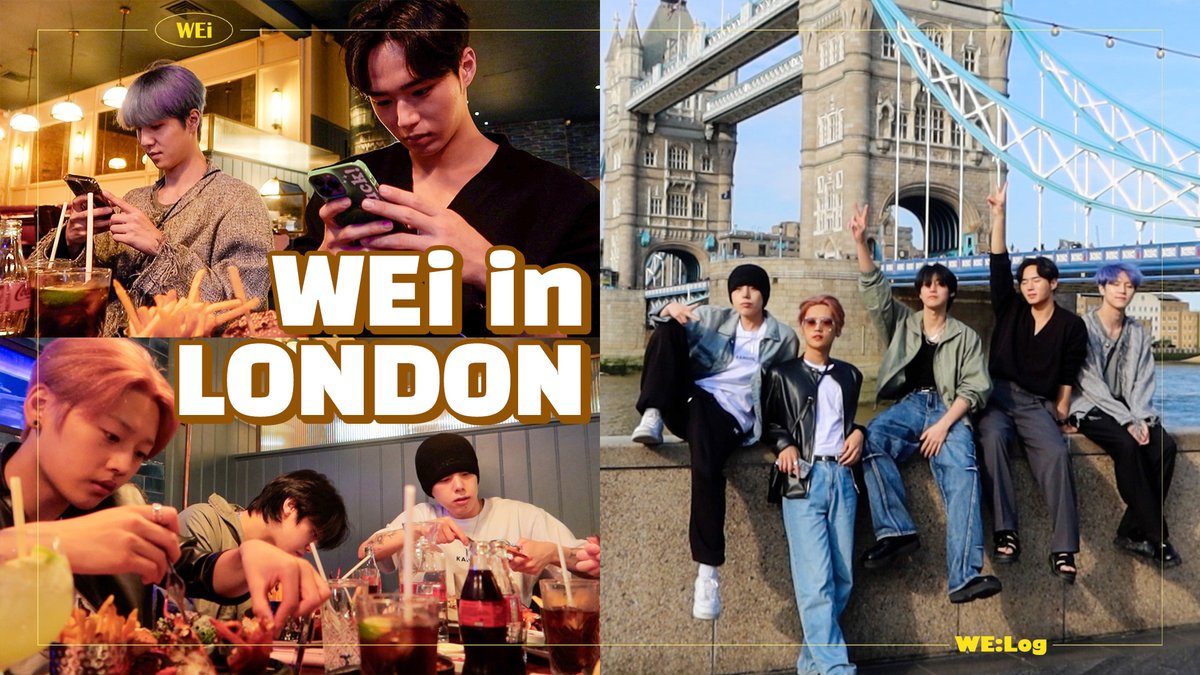 💙WEi THAILAND💜 on Twitter: "RT @WEi__Official: [WE:Log] WEi CAM l 영국 런던 l 버거 앤 랍스타🍔🦞 l 런던 아이🎡 l ...