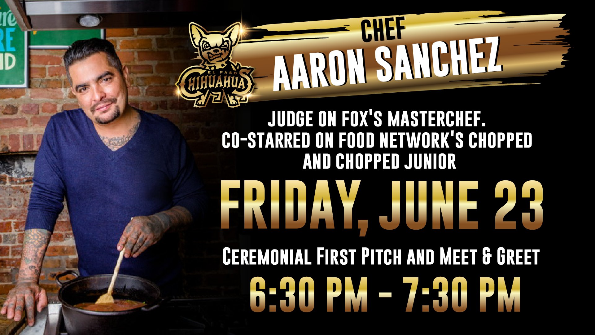 Chopped Judges Aaron Sanchez