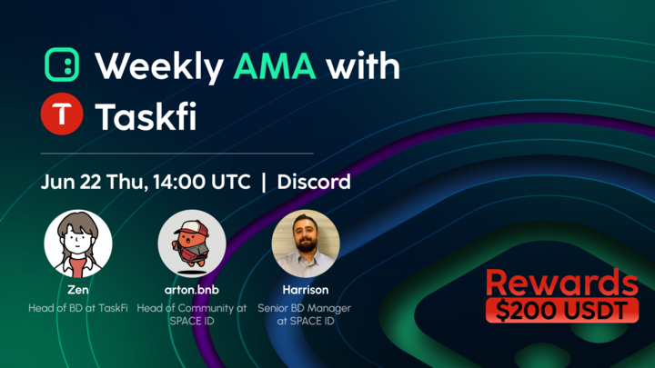 SPACE ID on Twitter: "Welcome @TaskFiProtocol to join us for this week's Integration Partner AMA ...
