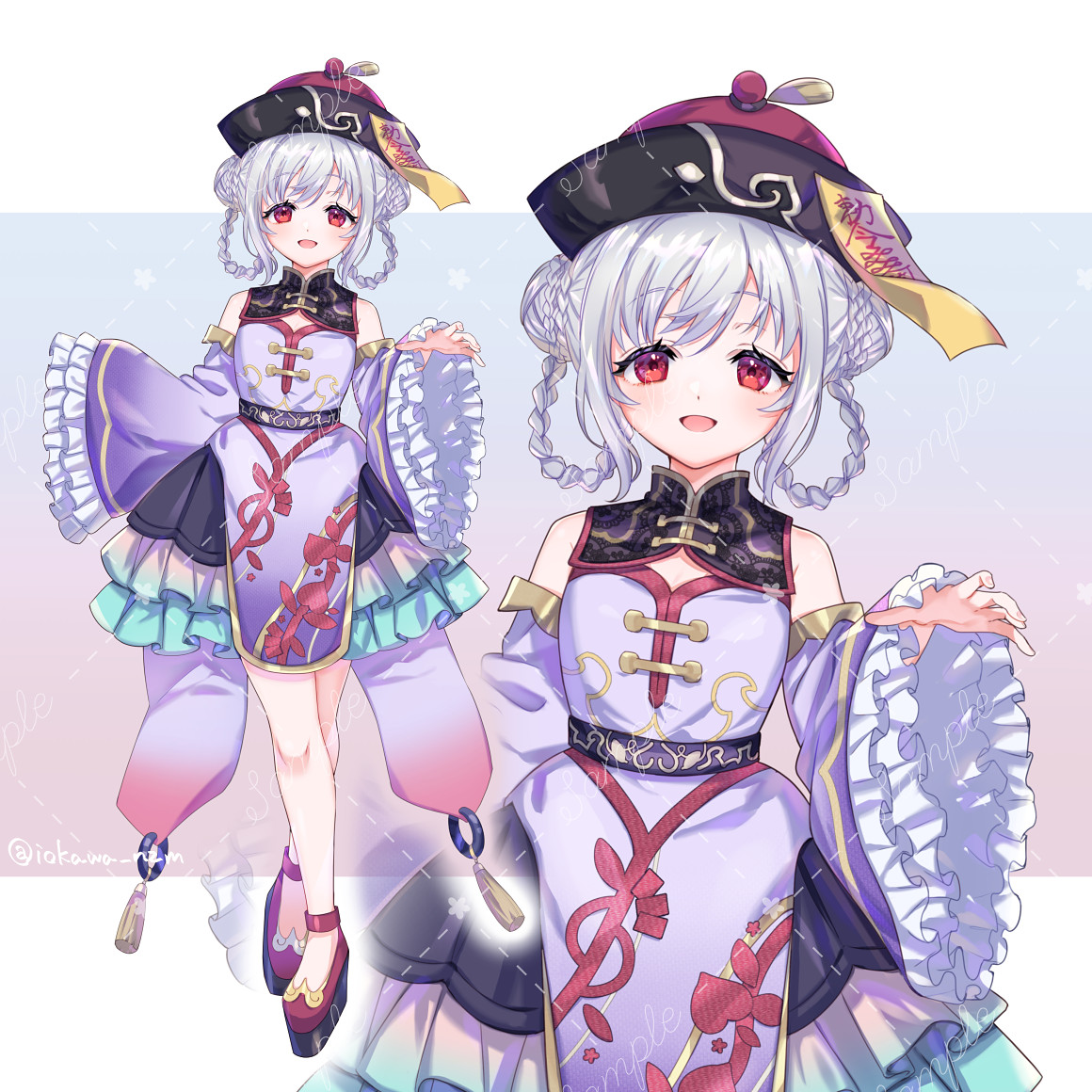 いおかわ望 on Twitter: "cozoru研修生 寿カルタさん(#karuta_ko)の立ち絵を担当いたしました！"