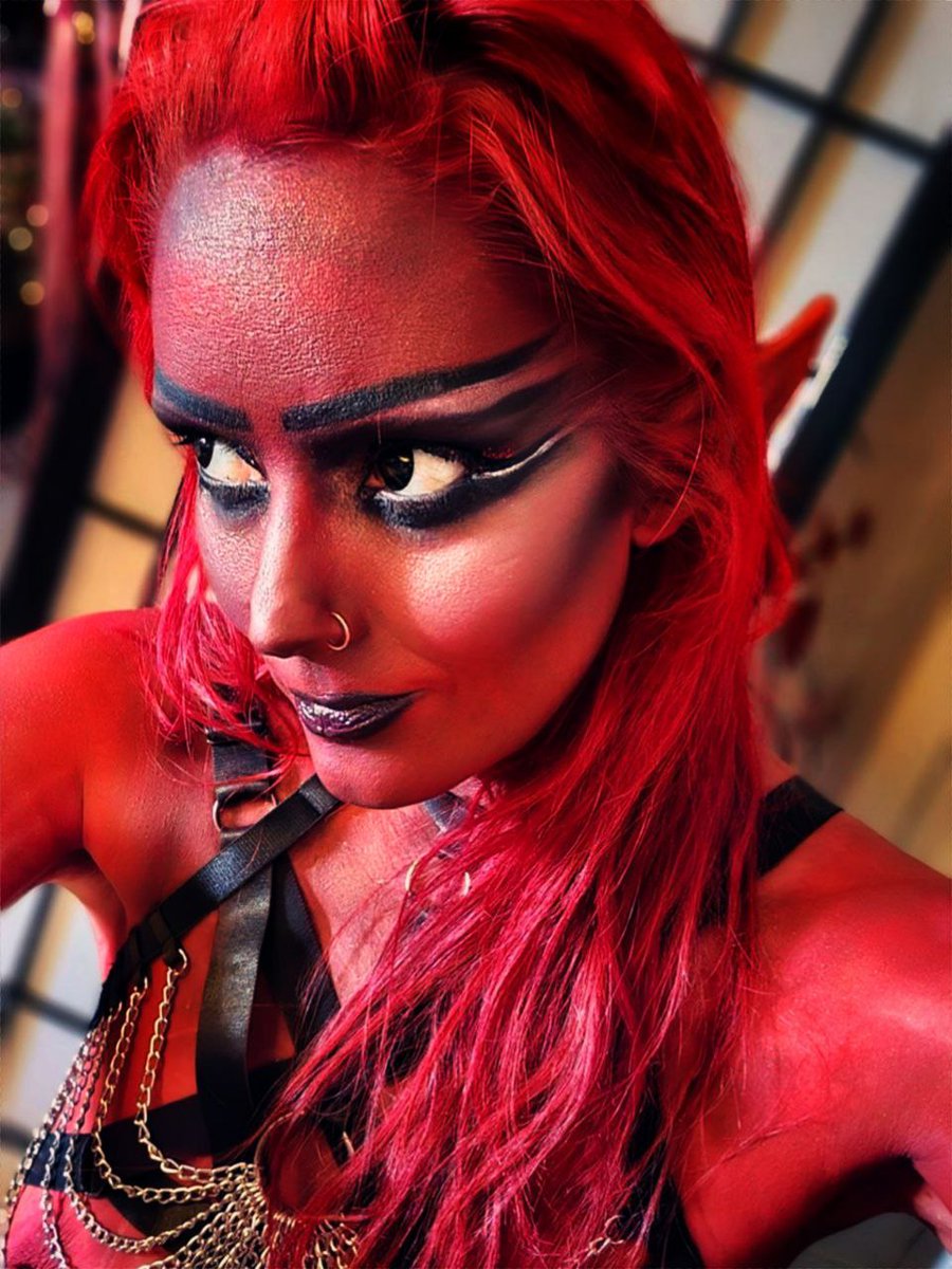 Mistress Lucyfer on Twitter: "Oops...you caught me! ....looks like I really am the Devil Lucyfer 😈🔥"