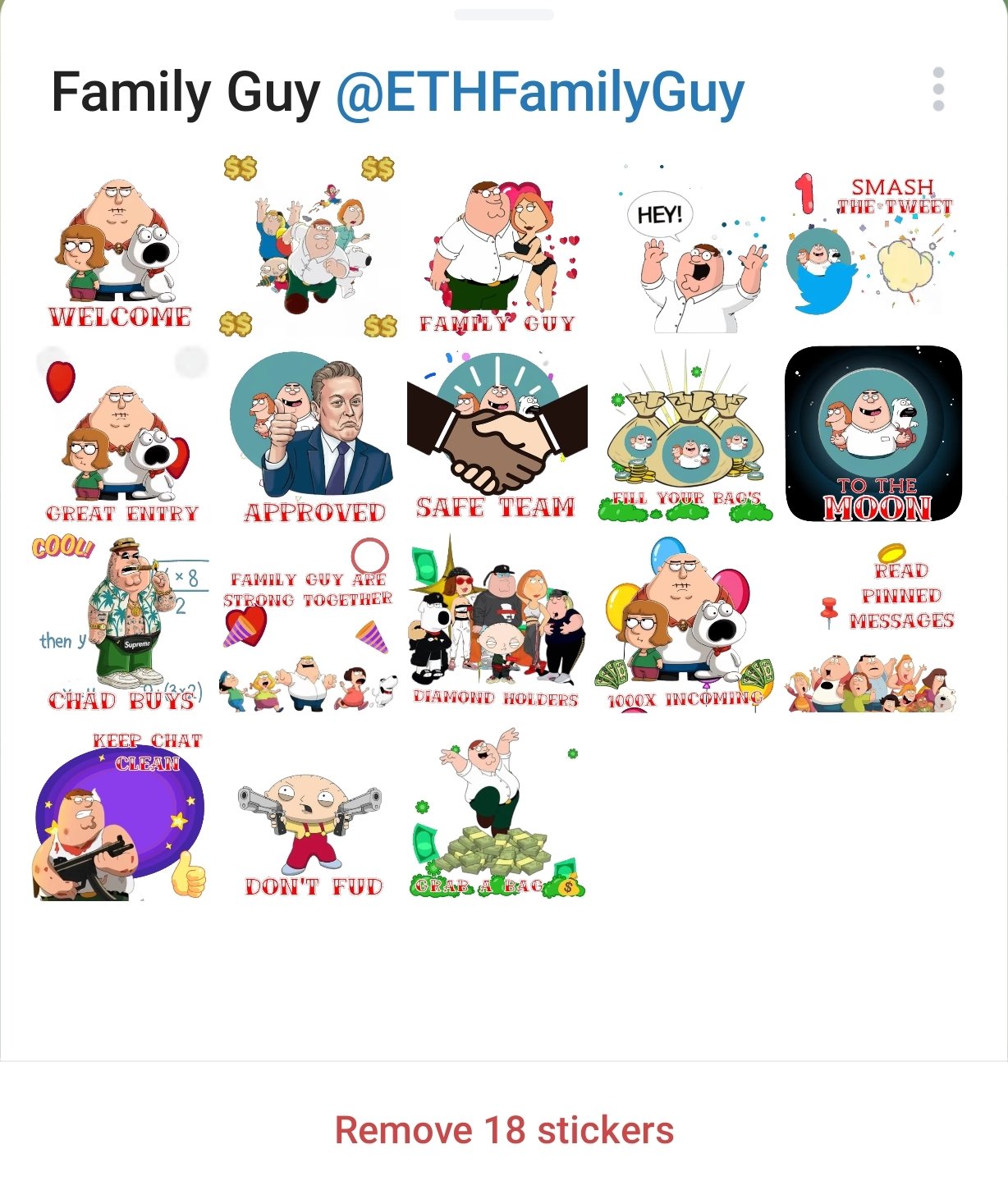 Family Guy Characters Pictures And Names