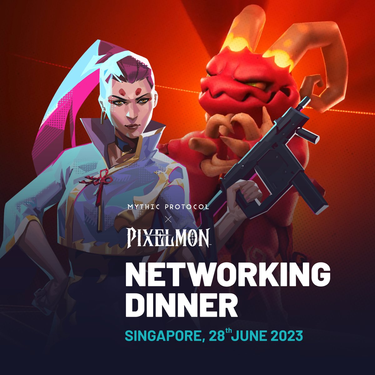 Pixelmon on Twitter: "Pixelmon x @mythicprotocol Networking Night 28th July 2023 7:00pm - 10 ...