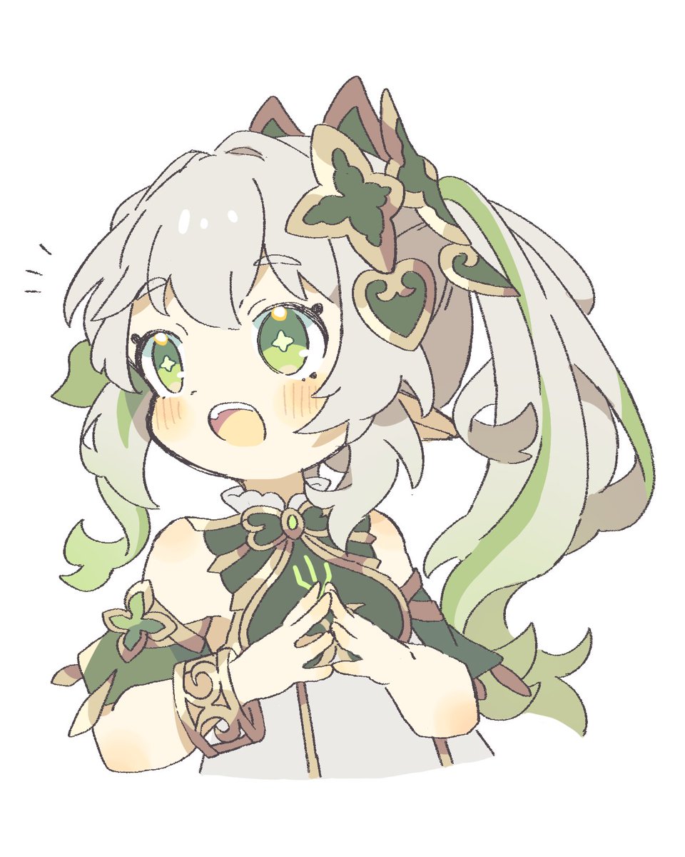 ナヒーダ原神 「久しぶりナヒーダ」狛乃のイラスト