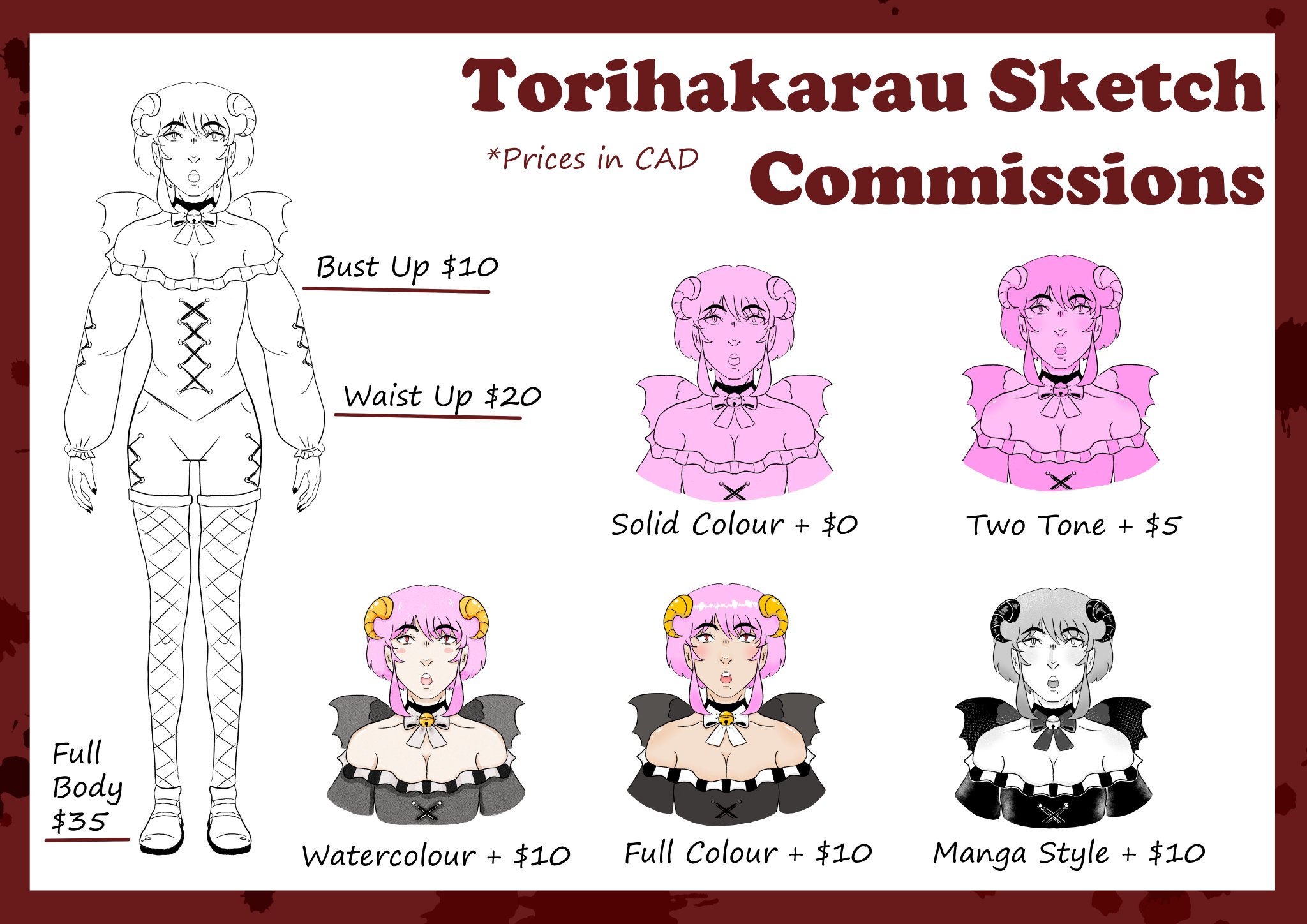 Brookeasaurus| Sketch Commissions Open on Twitter: "!Sketch Commissions Open! Form + details in ...