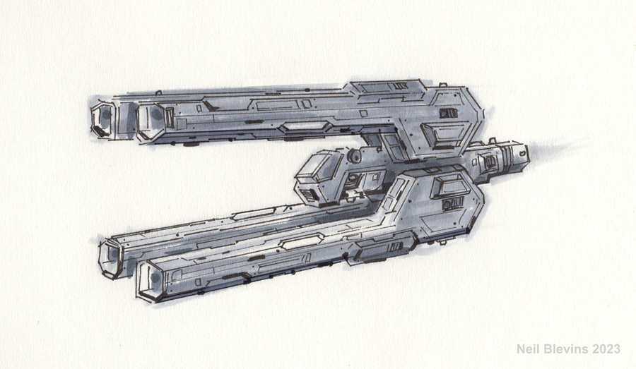 Starship Drawing