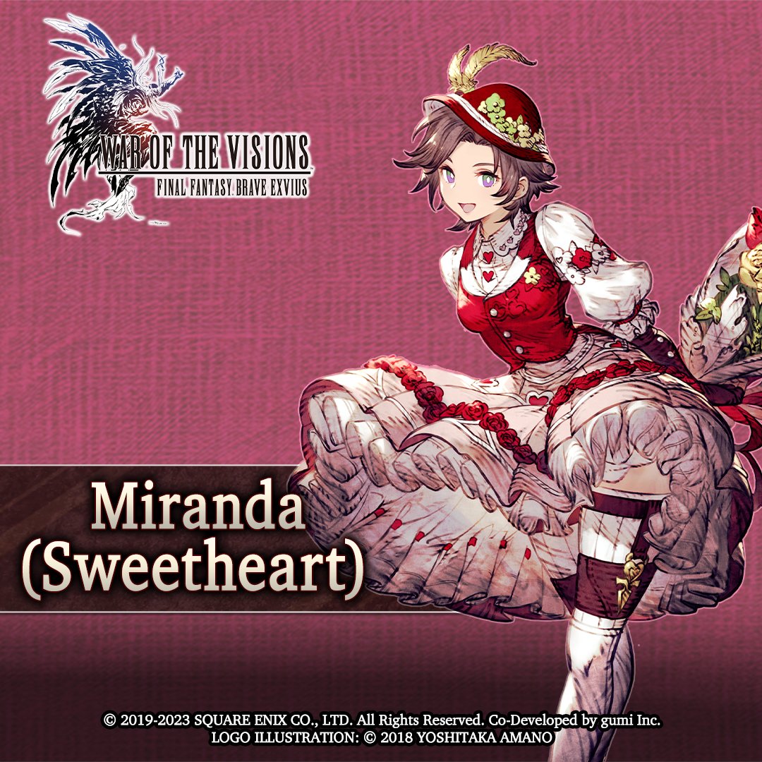 FFBE WAR OF THE VISIONS (EN) on Twitter: "Mesmerize opponents with UR Miranda (Sweetheart), the ...