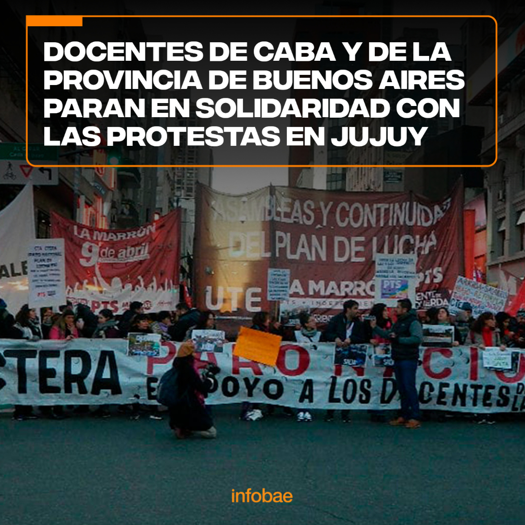 Infobae On Twitter Docentes De Caba Y De La Provincia De Buenos Aires
