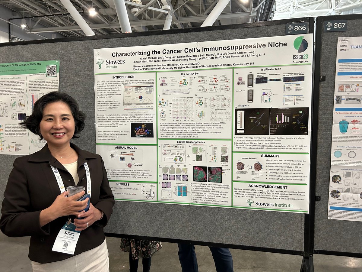 Stowers Institute on Twitter: "The @linheng_li lab had a great time at #ISSCR2023 presenting ...