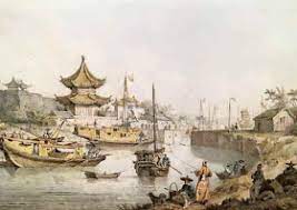 🧵1/7 The Grand Canal of China, a marvelous feat of engineering, is the ...