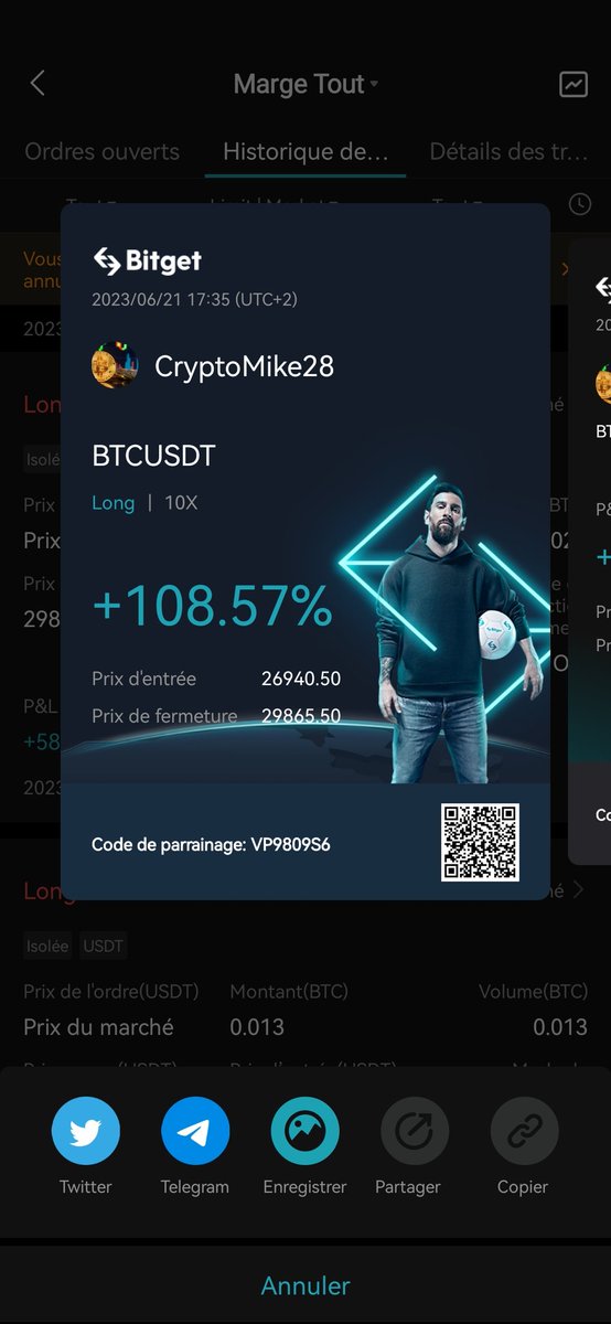 Crypto_Mike on Twitter: "💪💯🚀🤑🥳Voilà donc mes TP sur cette position sur le $btc