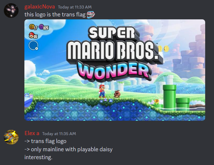 Daisy Mario Brothers Flag Logo