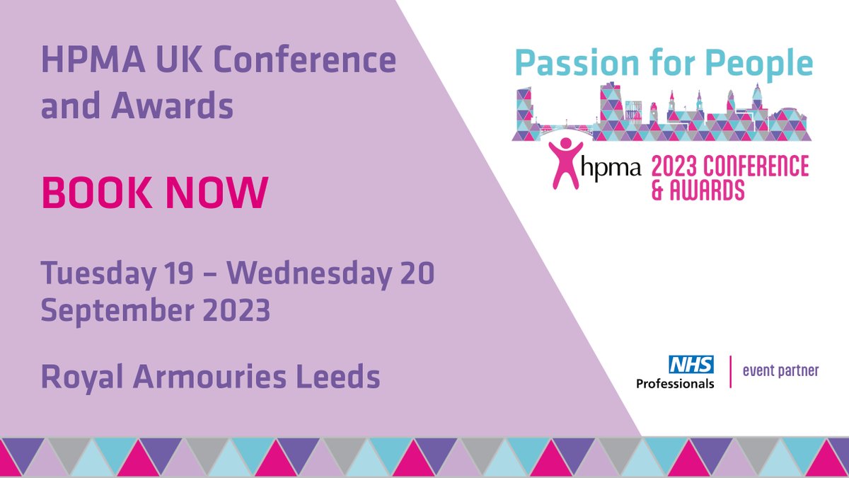 HPMA on Twitter: "Good news! We have extended the deadline for early bird tickets for #HPMA2023 ...