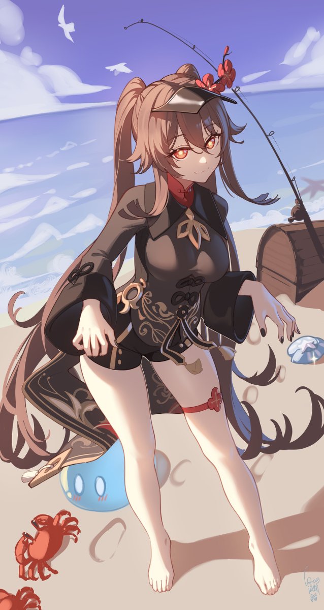 天地行客 on Twitter: "海边 https://pixiv.net/artworks/109224375… https://pixiv.net/artworks/109222086 ...