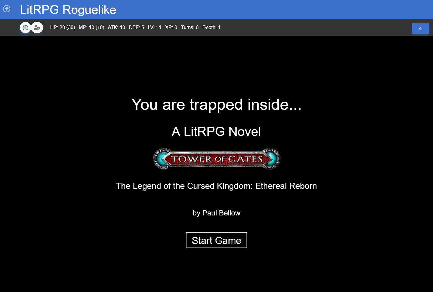 Paul Bellow (LitRPG Adventures) on Twitter: "Trapped in a roguelike... #litrpg #gamedev # ...