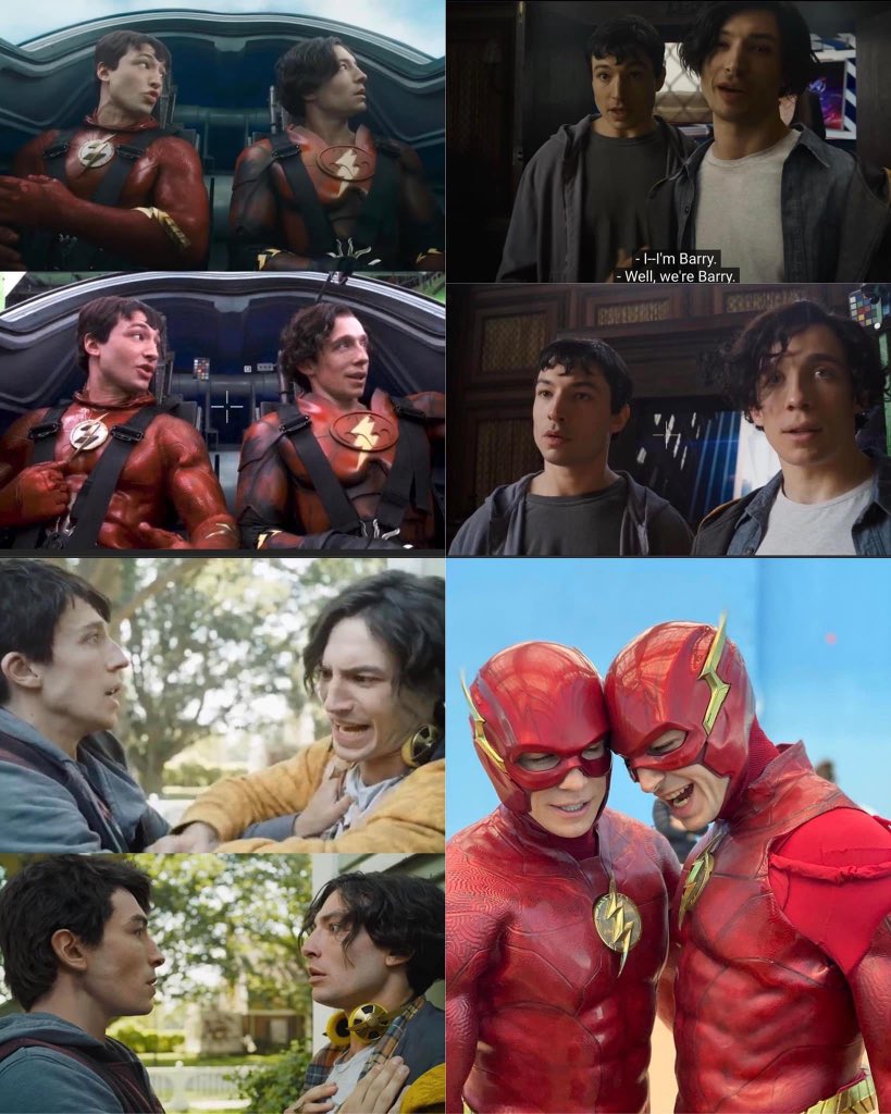 New Rockstars on Twitter: "Ezra Miller and Barry Allen stand-in actor Ed Wade, behind the scenes ...