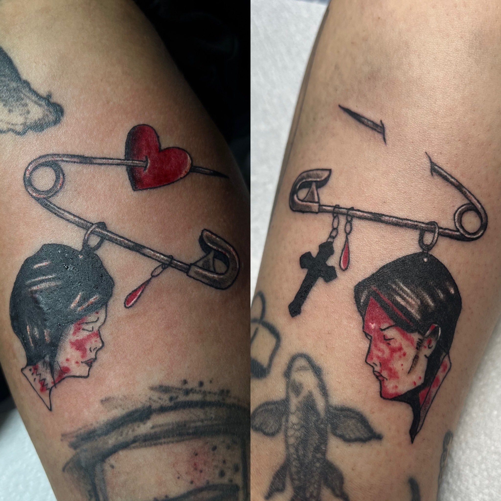 Gothic matching tattoos - Bronctattooaus.com