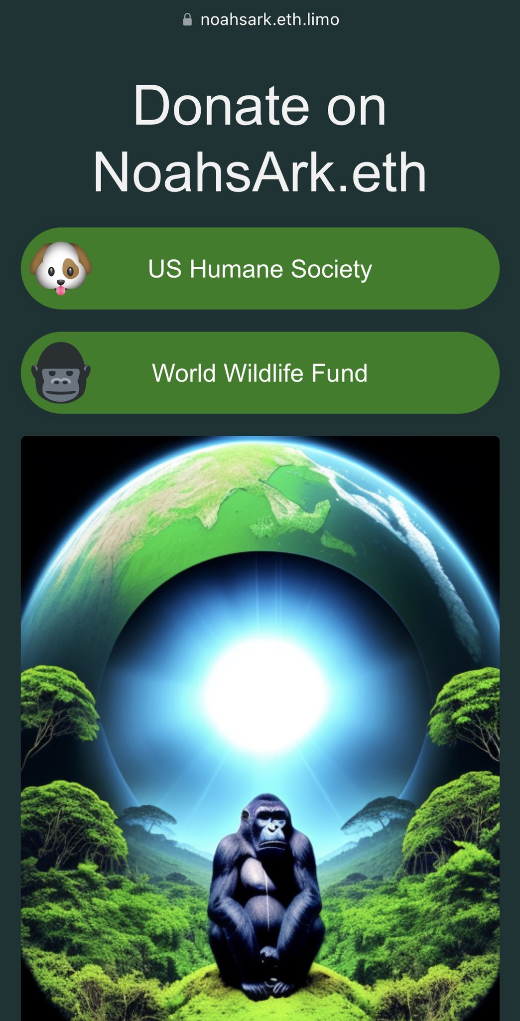 hoovey.eth on Twitter: "Just deployed https://t.co/SOMyzYFlMh with links to donate towards ...