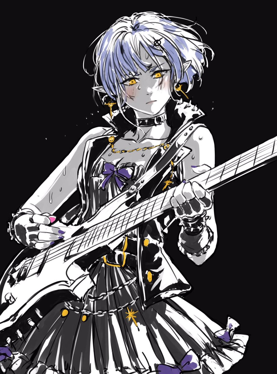 Anime Rock Singer Girl