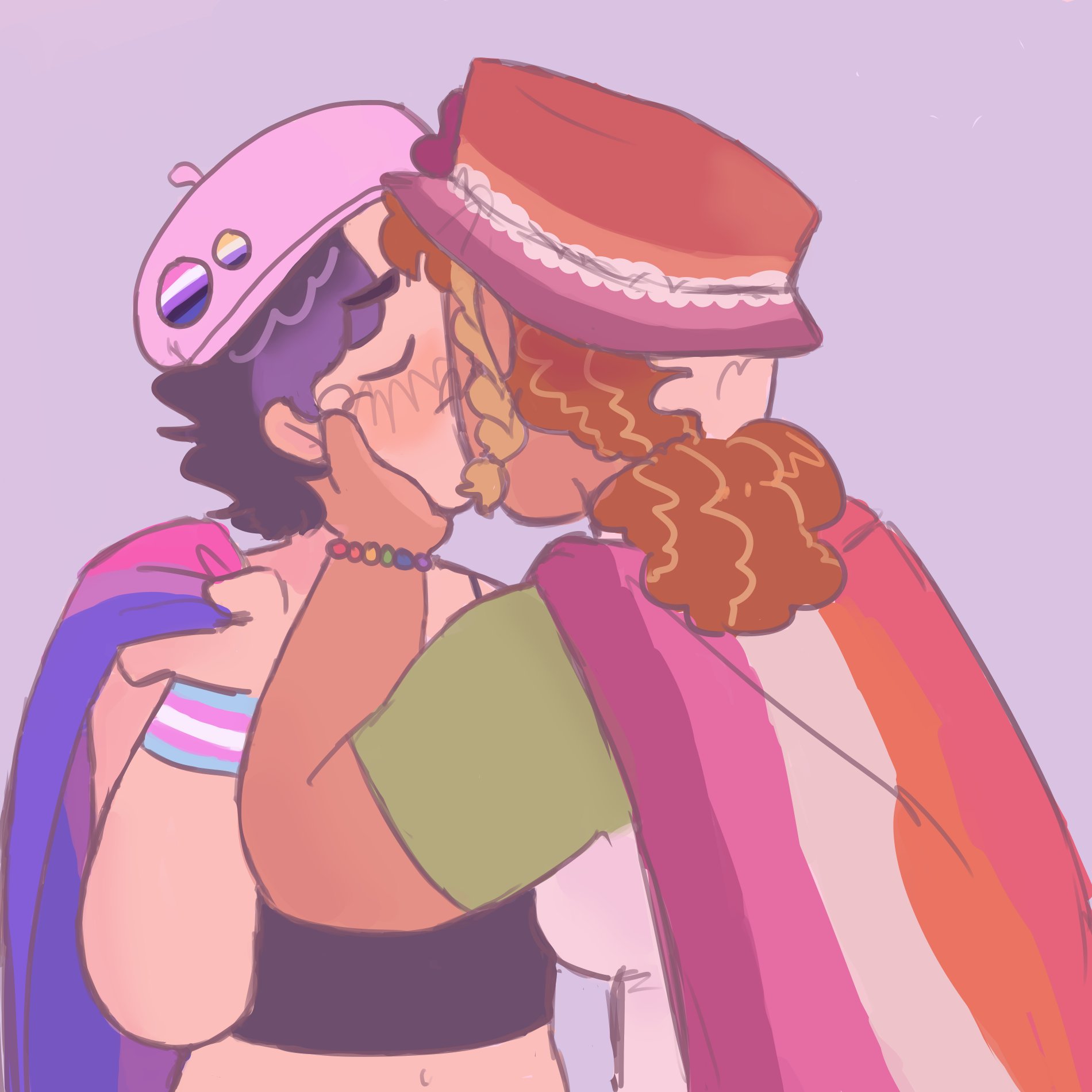 gloro - Weidi's CEO/best stan on Twitter: "RT @oliv_likesu: weidi drawing i did for pridemonth ...