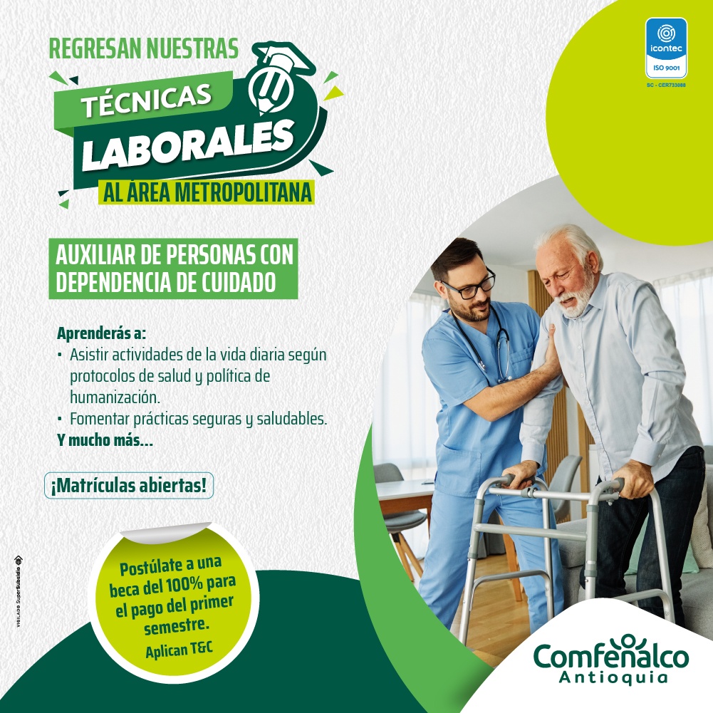 Comfenalco Antioquia on Twitter: "Tenemos activos los programas en: Técnica Laboral en Auxiliar ...