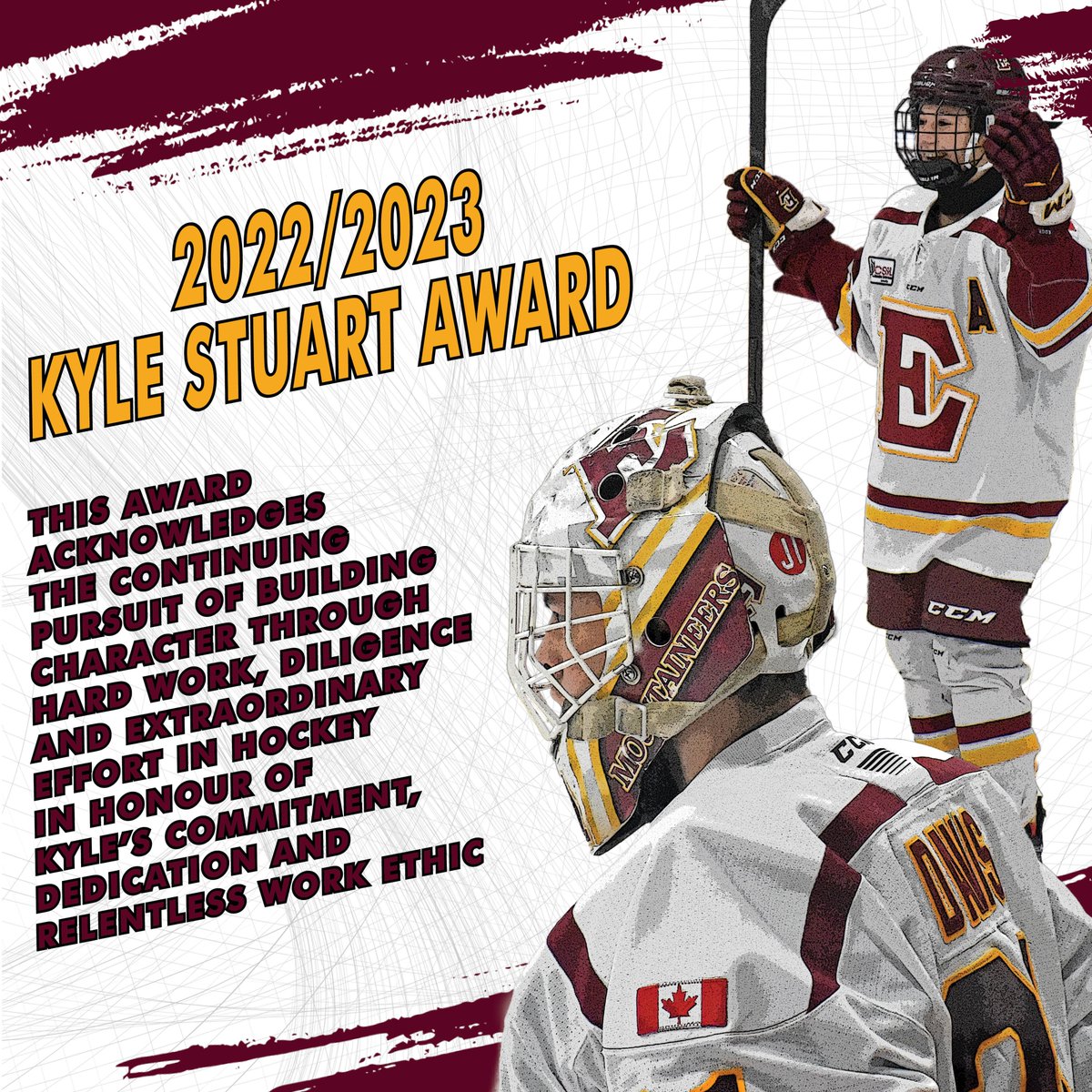 Edge School on Twitter: "Presented annually to graduating male and female hockey players, the ...