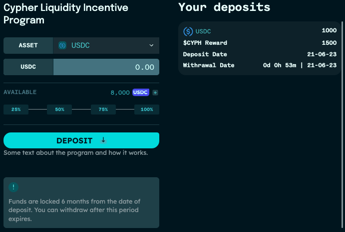 cypher on Twitter: "🚨 CYPHER LIP DROPS TOMORROW 🚨 LIP: Liquidity Incentive Program cypher is ...