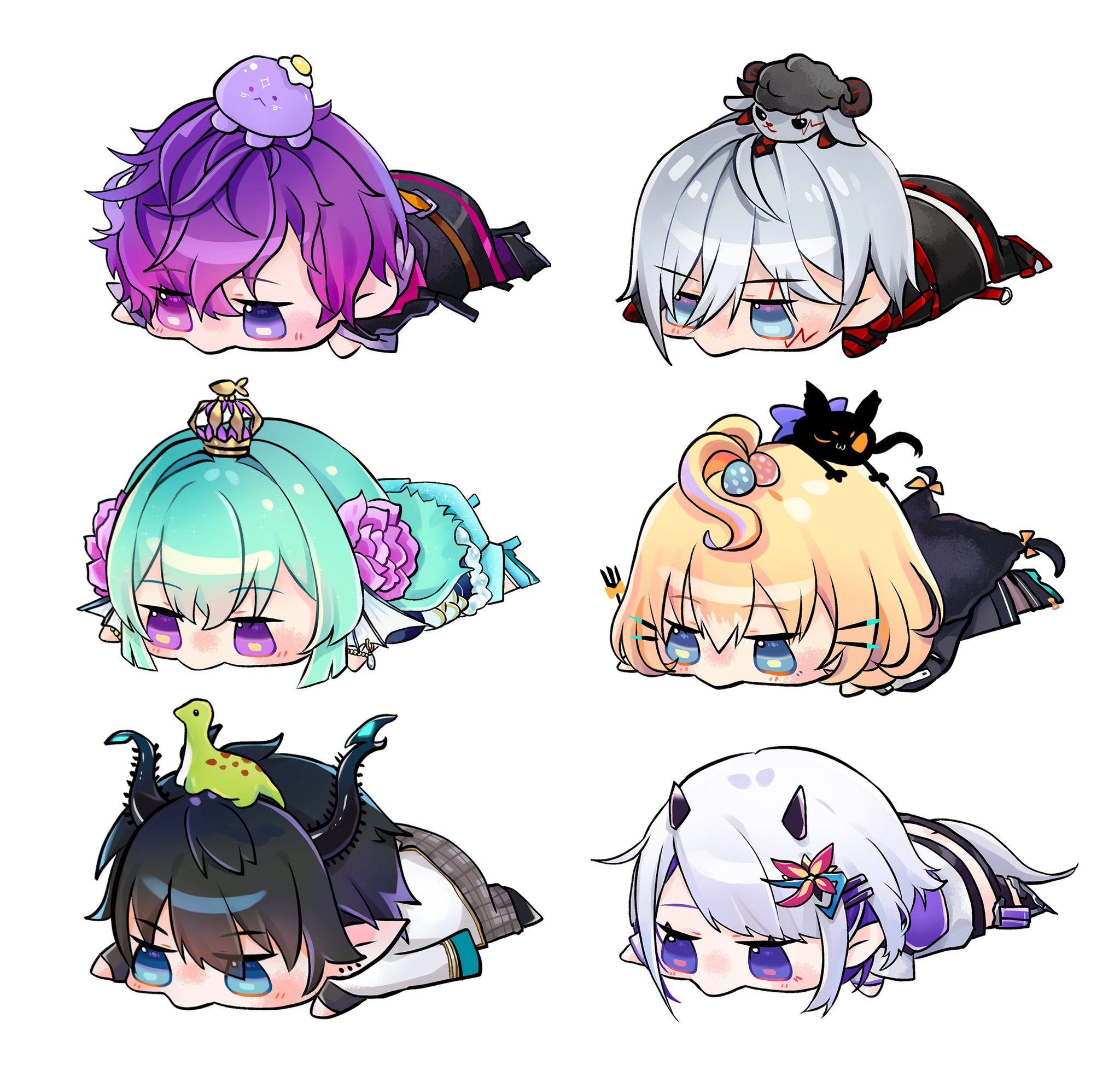 Misa (๑˃̵ᴗ˂̵) AFA CF U11 on Twitter: "Introducing Nijisanji Stackables Part 2 You can stack them ...