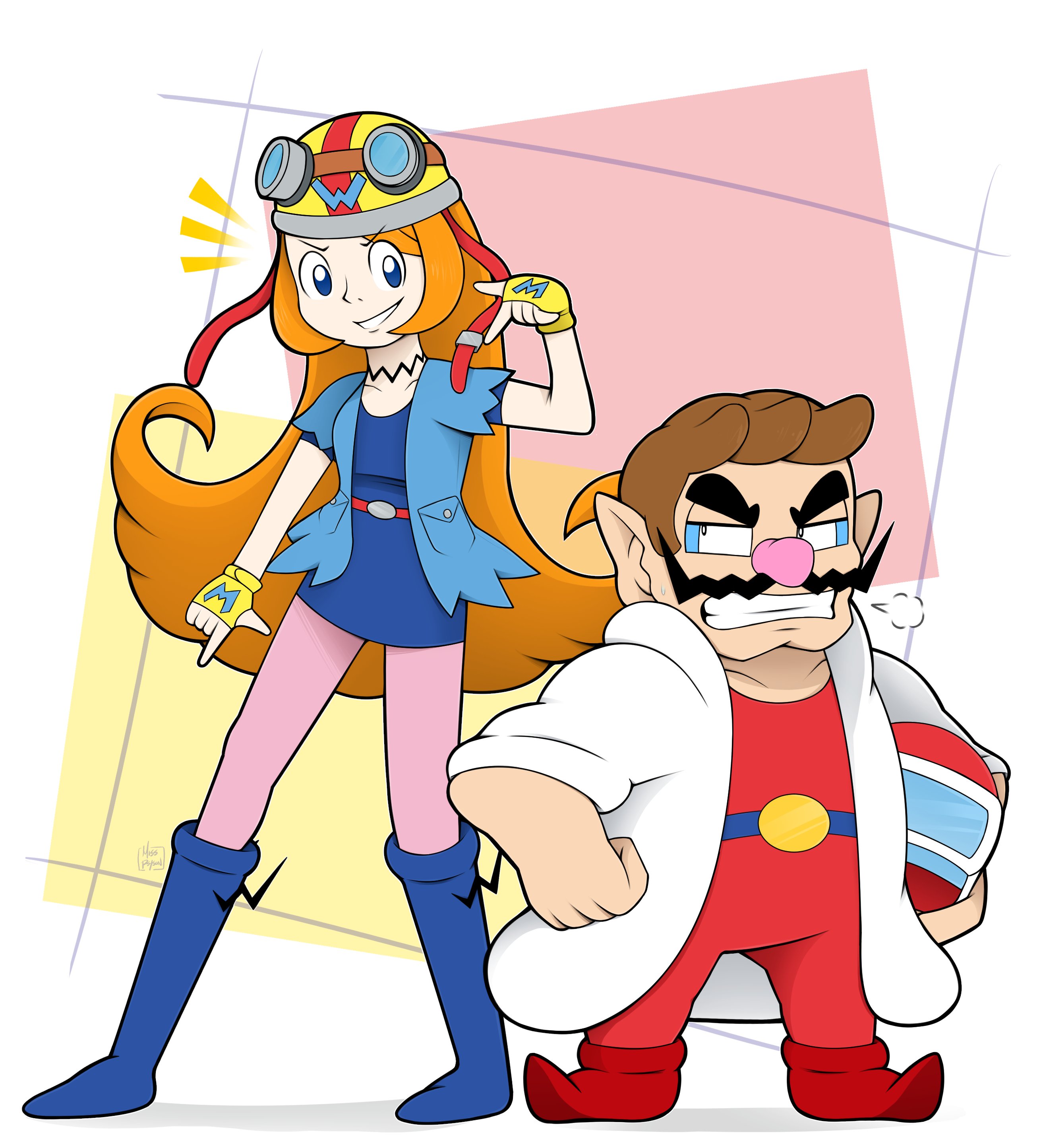 Wario And Mona