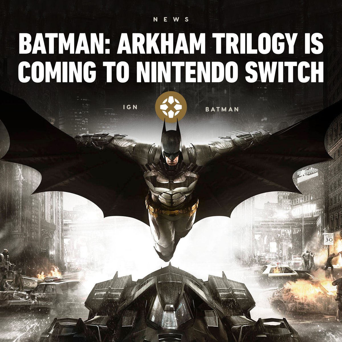 IGN on Twitter: "Revealed during today's Nintendo Direct, Rocksteady's Batman trilogy is coming ...