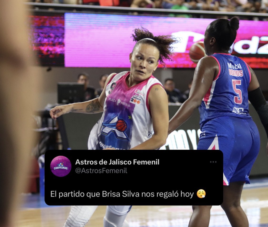 Astros de Jalisco Femenil on Twitter: "Brisa Silva siendo Brisa Silva 👑 ☄️ 14 pts. ☄️ 5 reb. ☄️ ...
