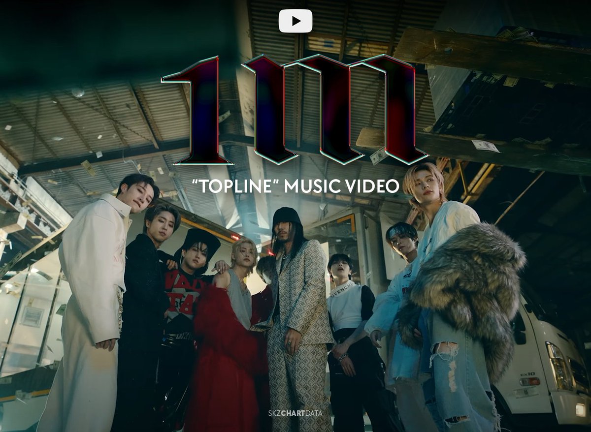 Stray Kids Chart Data on Twitter: ""TOPLINE (Feat. Tiger JK)" Video has now surpassed 1,000,000 ...