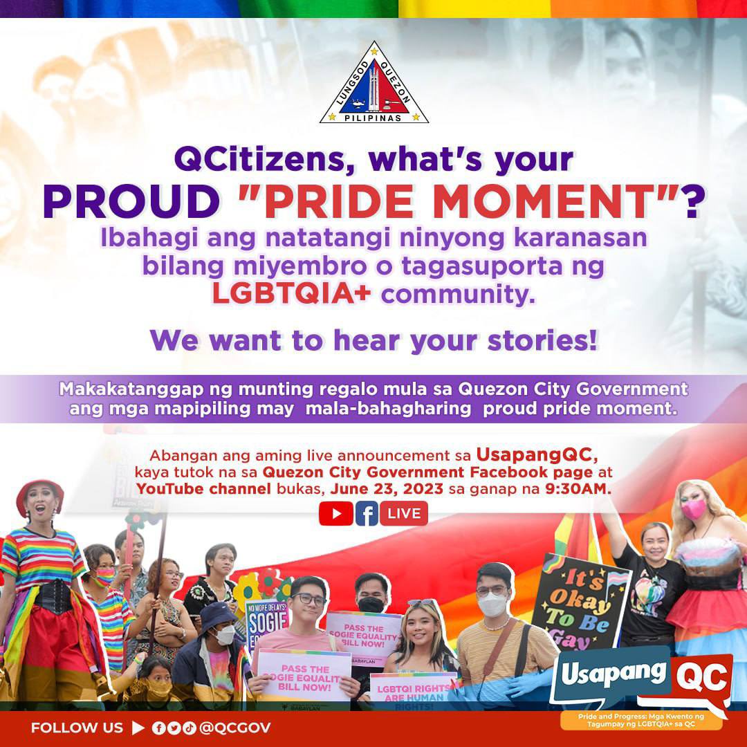 Quezon City Government On Twitter Qcitizens Whats Your Proud Pride