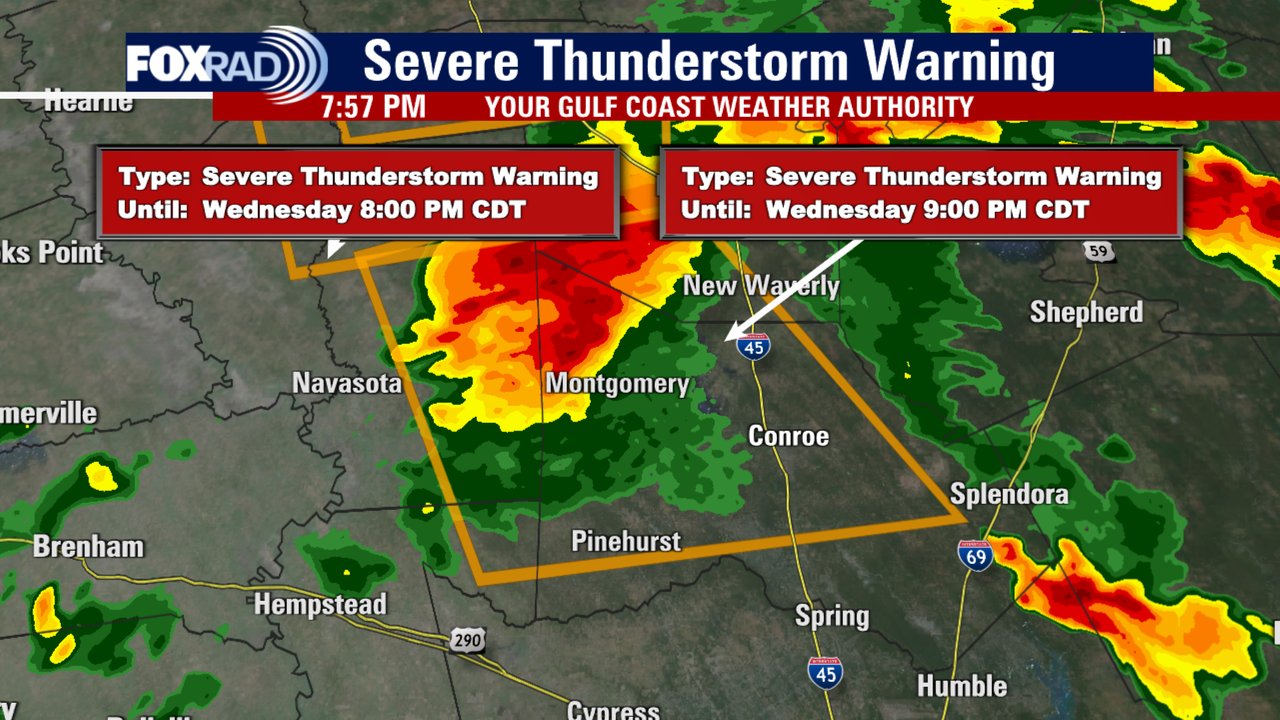 Remeisha Shade FOX 26 WX on Twitter: "A Severe Thunderstorm Warning has been issued. The polygon ...