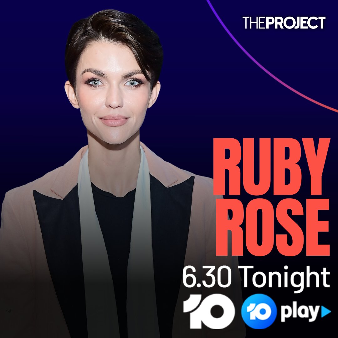 The Project on Twitter: "Tonight, Aussie actors Ruby Rose and Dan MacPherson join #TheProjectTV ...