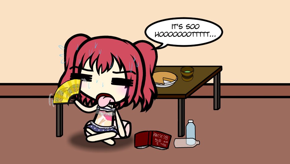 「Ruby can't stand the heat. 🥵」Vany 💮💛 (Sunshine Showdown)の漫画