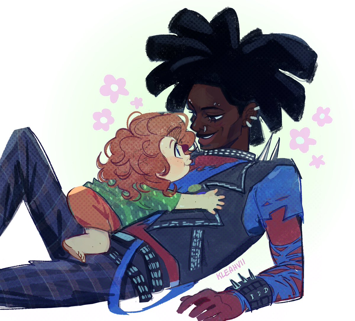 「Hobie and Mayday #AcrossTheSpiderVerse」|🍉clay🍉のイラスト