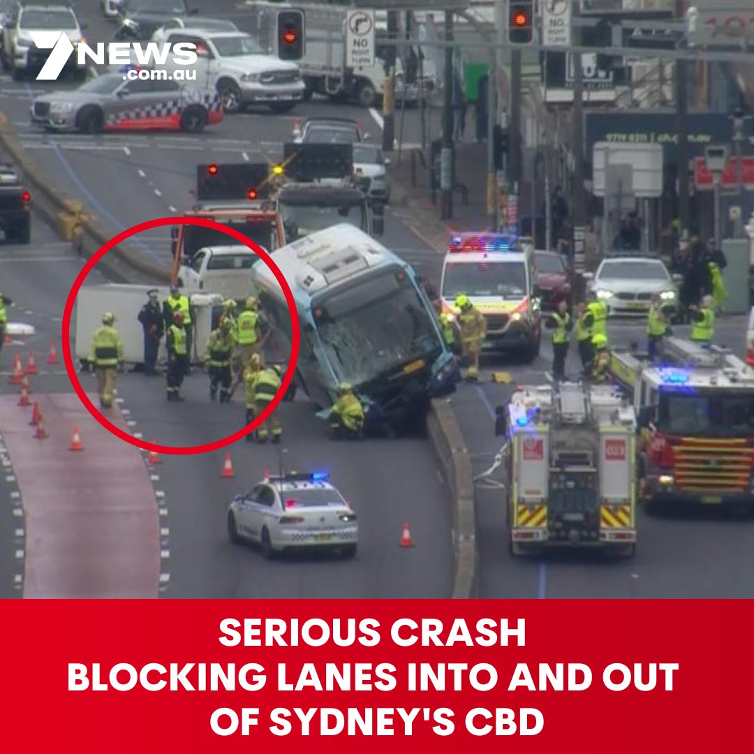 7NEWS Sydney on Twitter: "Traffic jams are forming either side of a multi-vehicle crash on ...