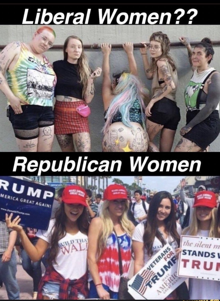 Ultra Maga 126 On Twitter Hotter And A Better Personalities