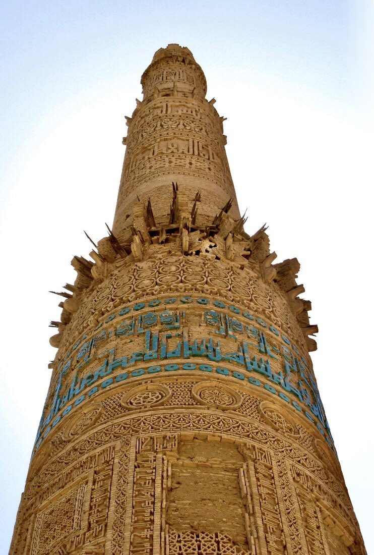 Standing since the 12th century, the 65m-tall Minaret of Jam in ...