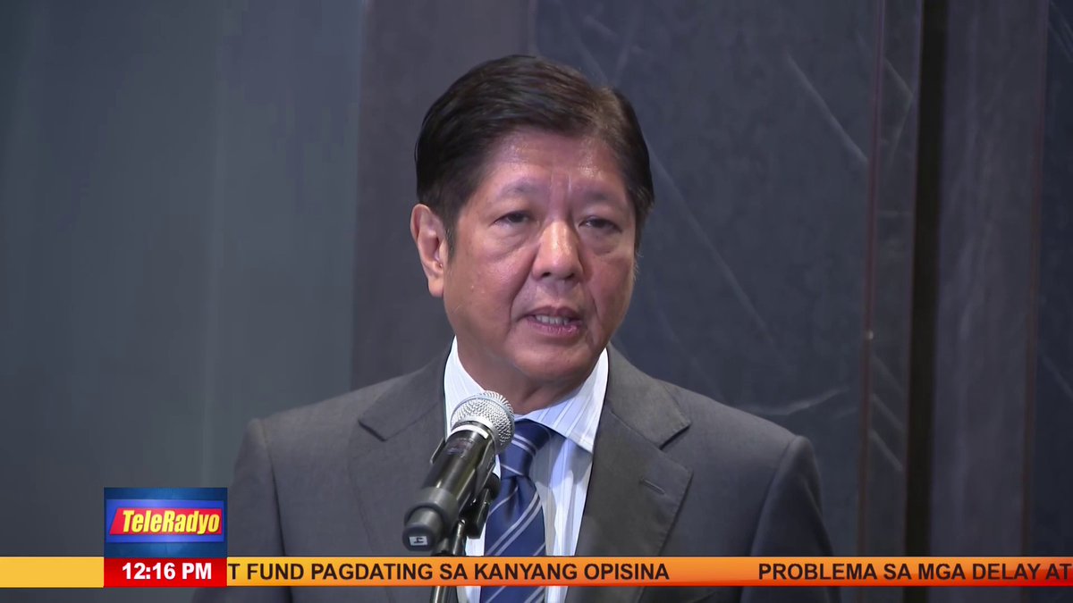 ABS-CBN News on Twitter: "RT @DZMMTeleRadyo: Tiniyak ni Pangulong Ferdinand Marcos, Jr. na ...