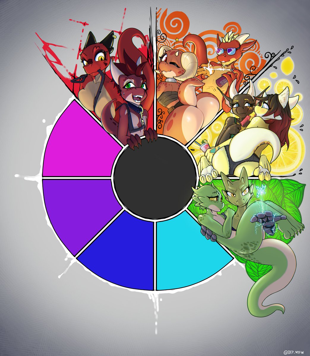 💚DEP💚 on Twitter: "🟩Green~ Guest Starring @NSFWaga & @Meral_Fleetfoot -Join My Kobold Community ...