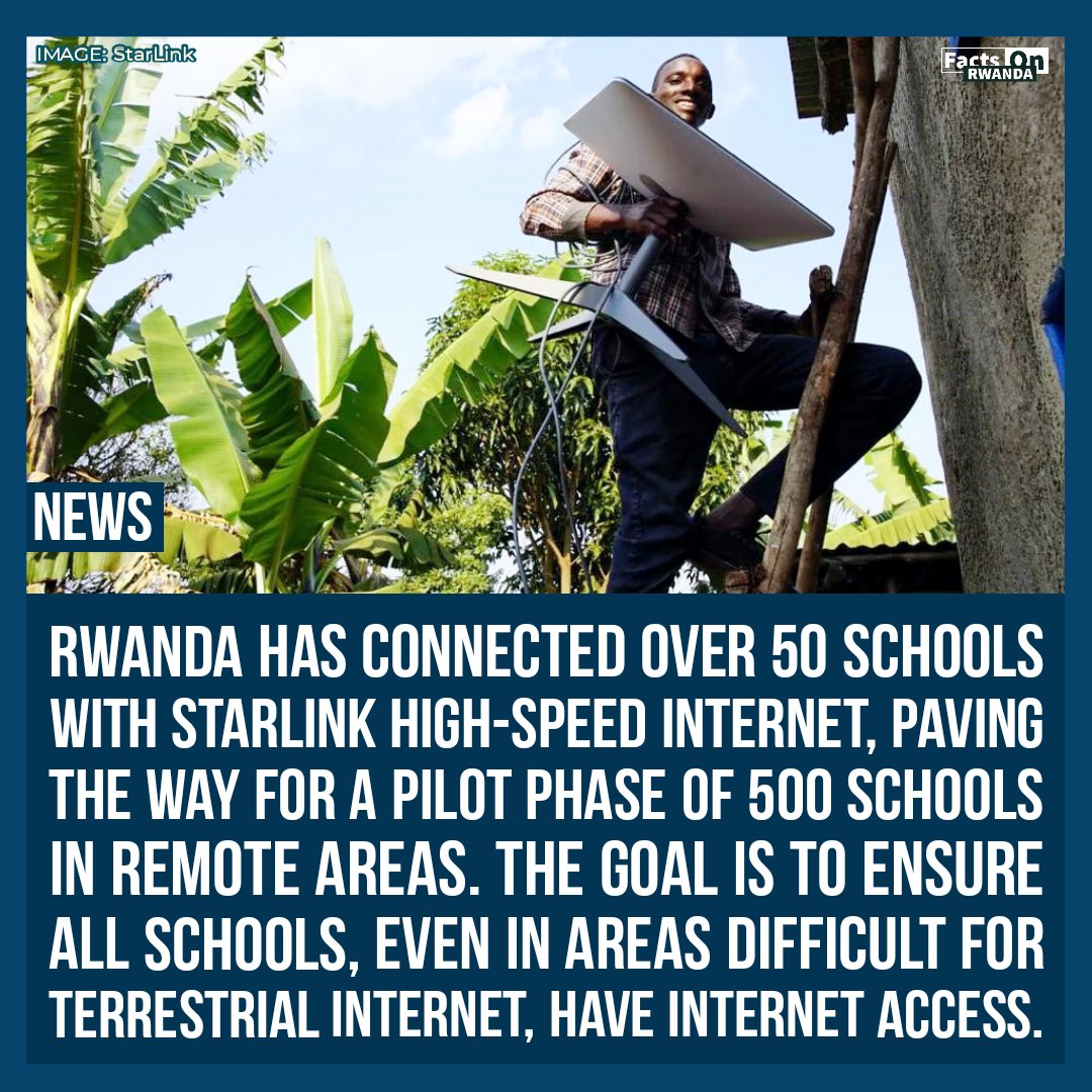 Facts On Rwanda on Twitter: "Rwanda is connecting its schools located ...