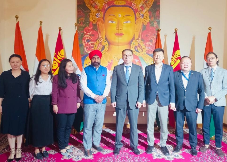 India in Mongolia on Twitter: "Delighted to exchange views with Mr Odgerel, New President ...