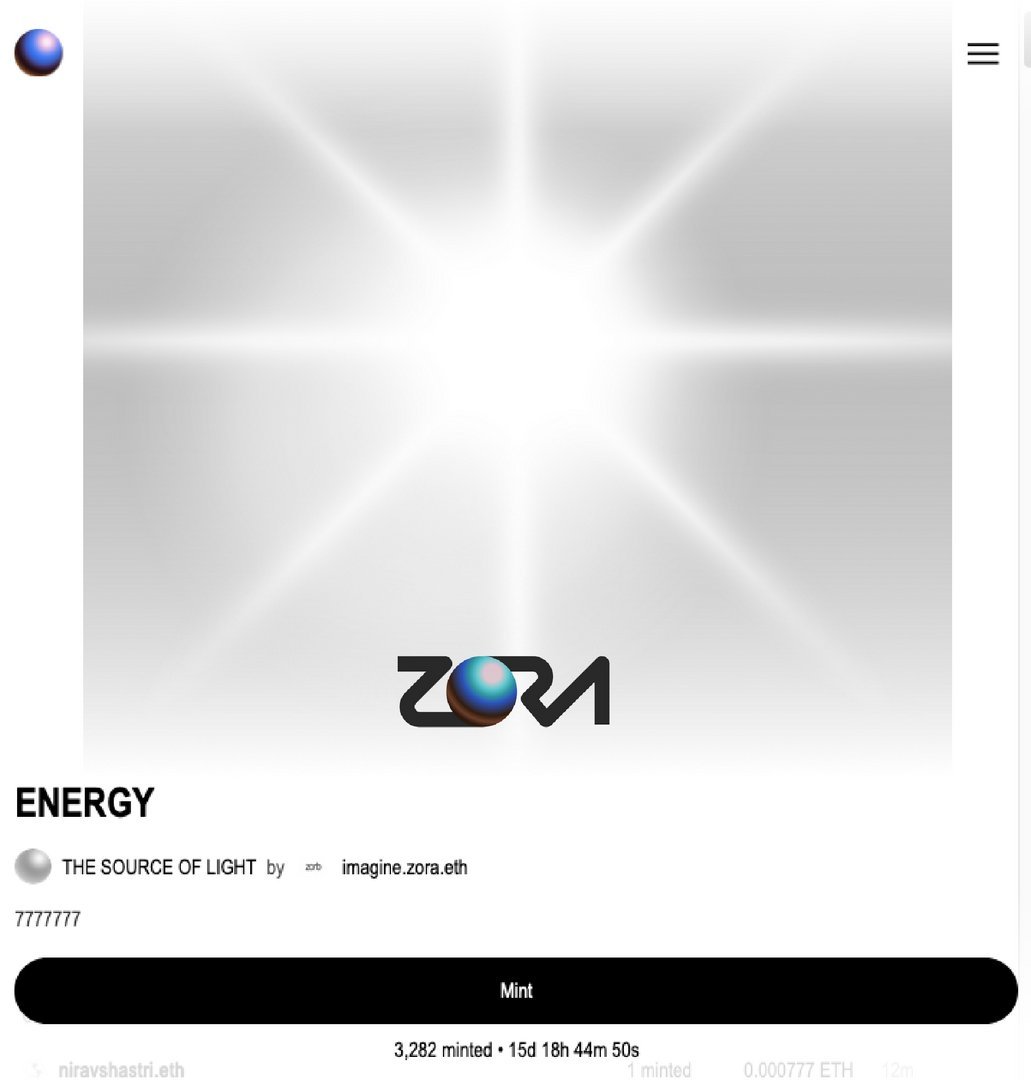 jake on Twitter: "免费 Mint NFT：通过 @ourZORA 获取能量#Airdrop Zora 正在推出带有 OP 堆栈的 L2，由 @optimismFND 🔴提供 ...