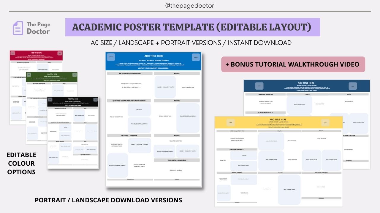 Academic Poster Size