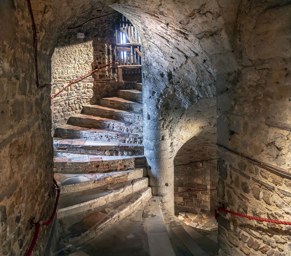 Medieval Castle Staircase