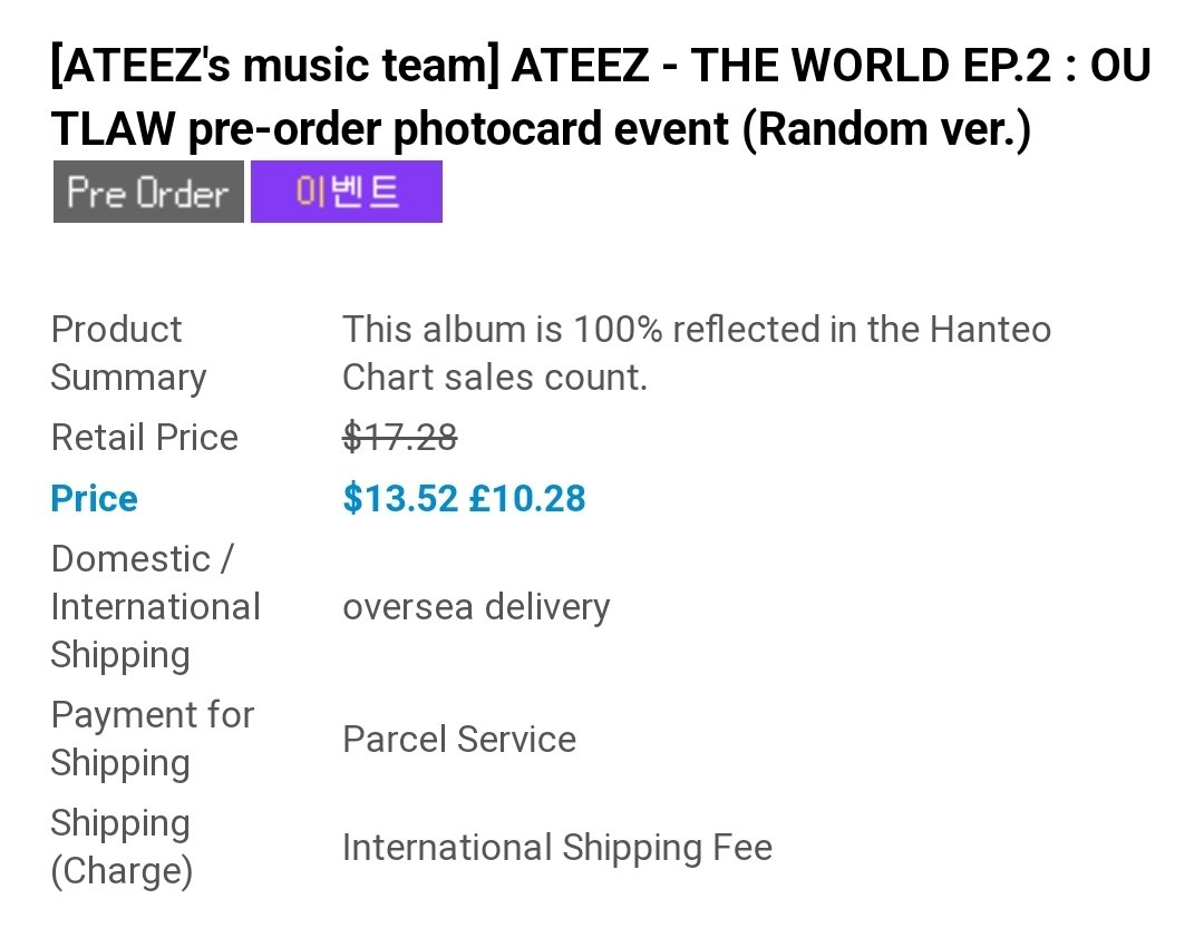 ATEEZ(에이티즈) 음원총공팀 on Twitter: "에이티즈 초동 현재 150만장 돌파‼️(자정 집계 마감) #OUTLAW surpasses 1.5 Million ...