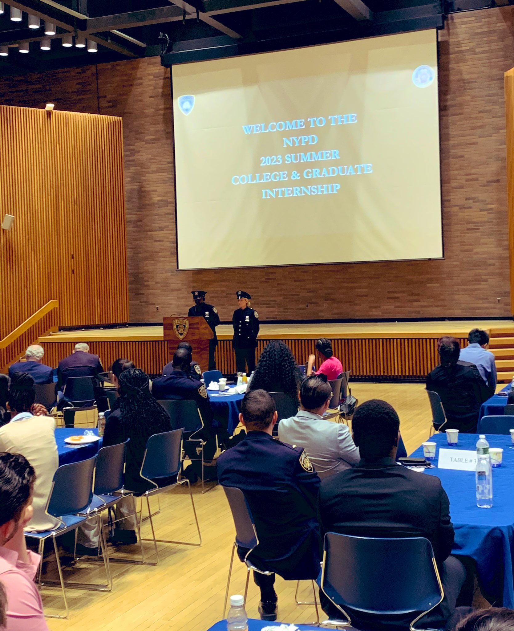 NYPD Ceremonial Unit on Twitter: "At the 2023 Summer College and Graduate Internship Welcome ...